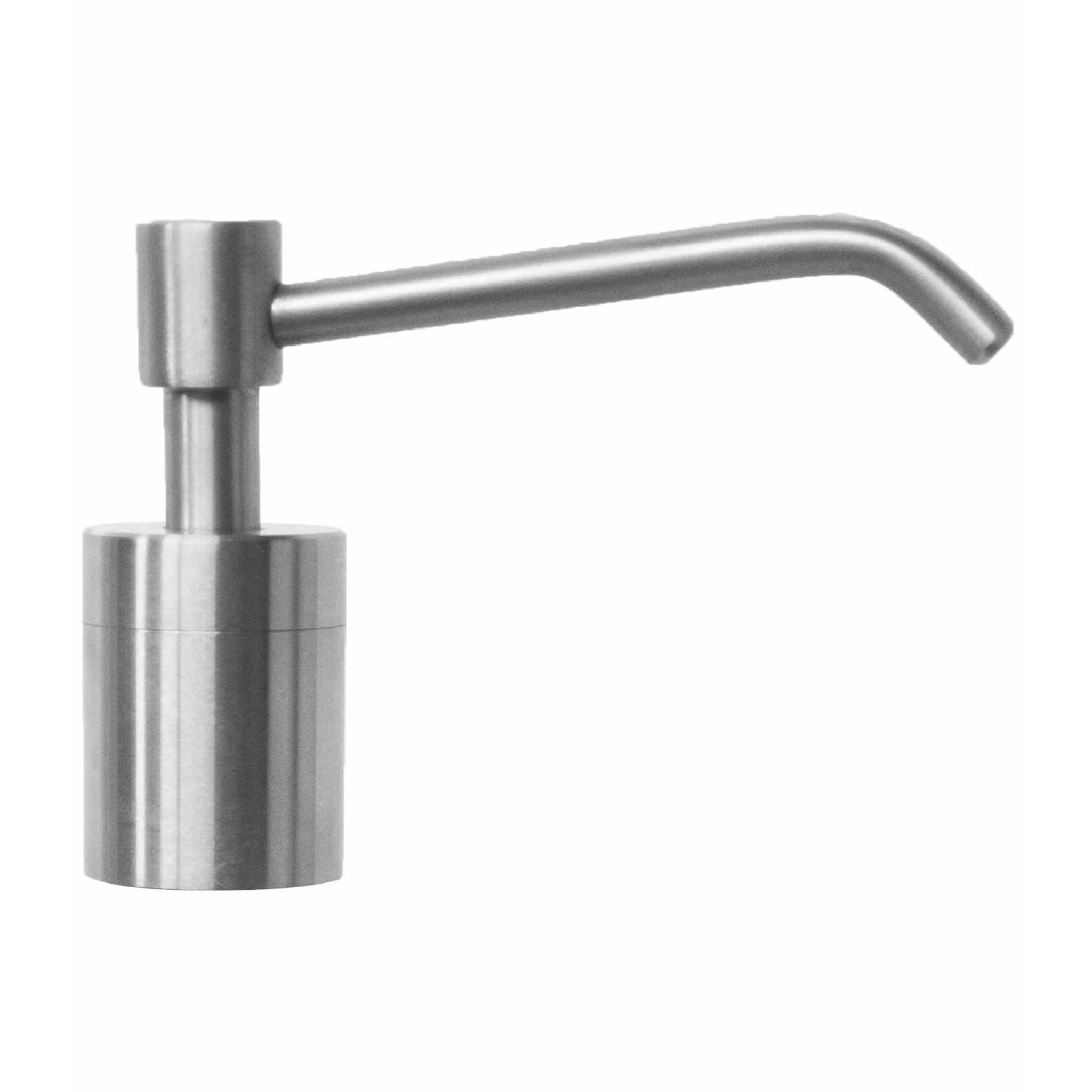 Elegante stainless steel counter top soap dispenser