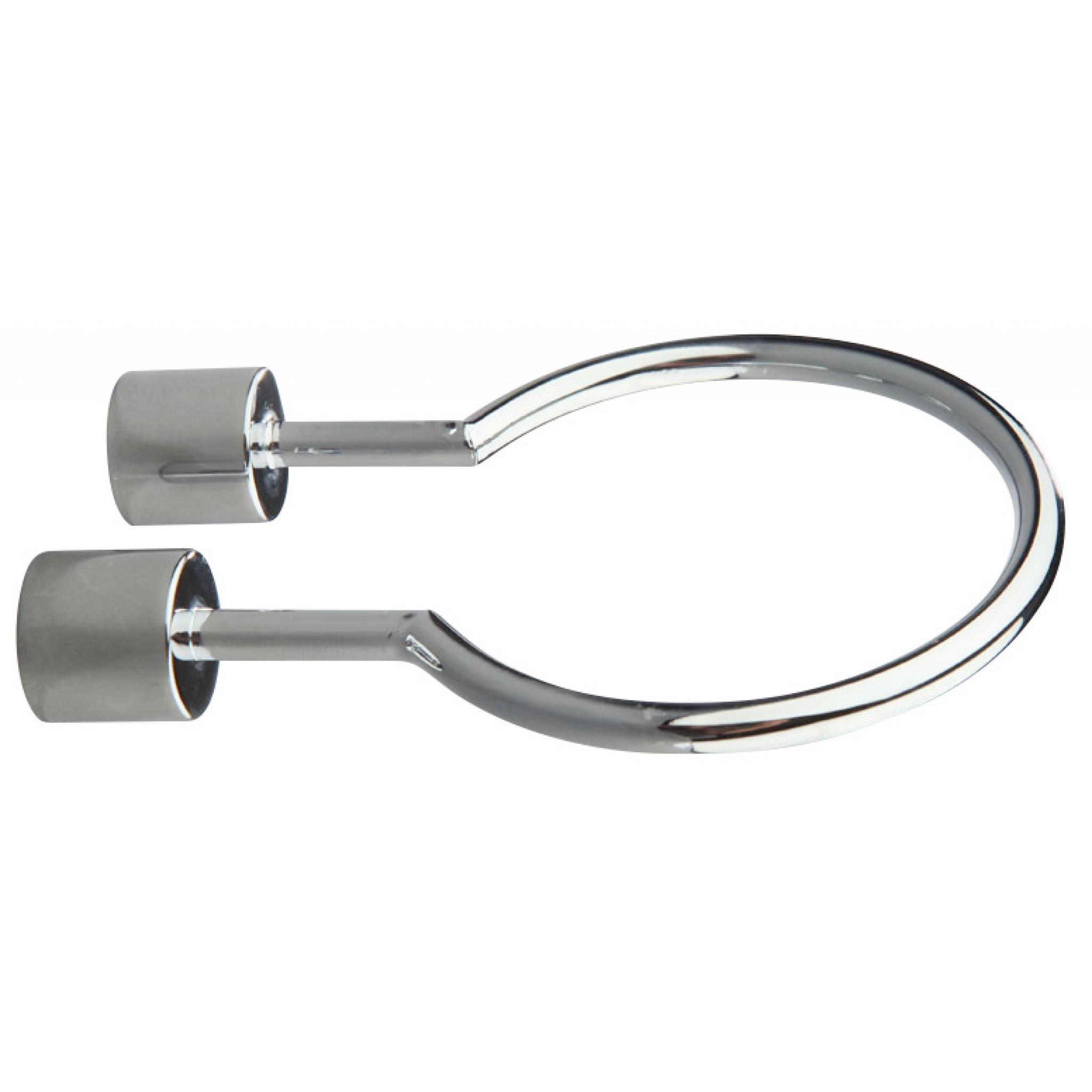 Hoop style wall bracket for hair dryers