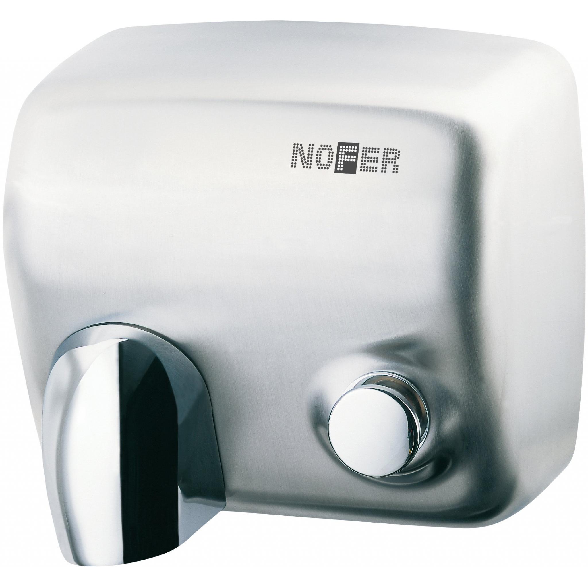 CYCLON manual wall hand dryer with satin finish