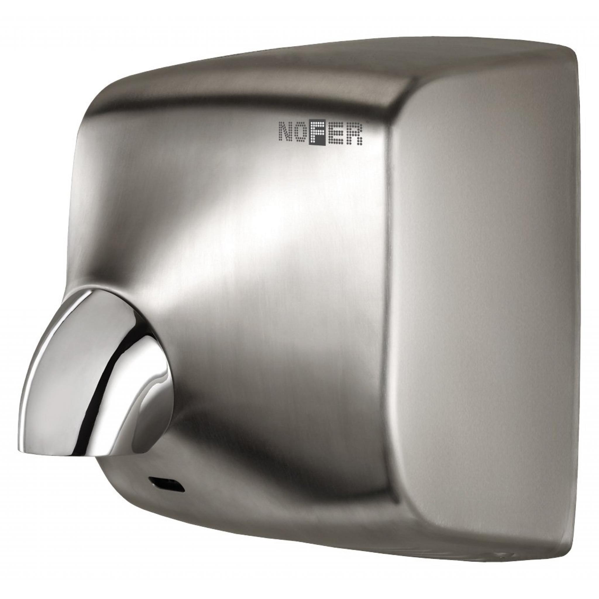 WINDFLOW automatic wall hand dryer with satin finish