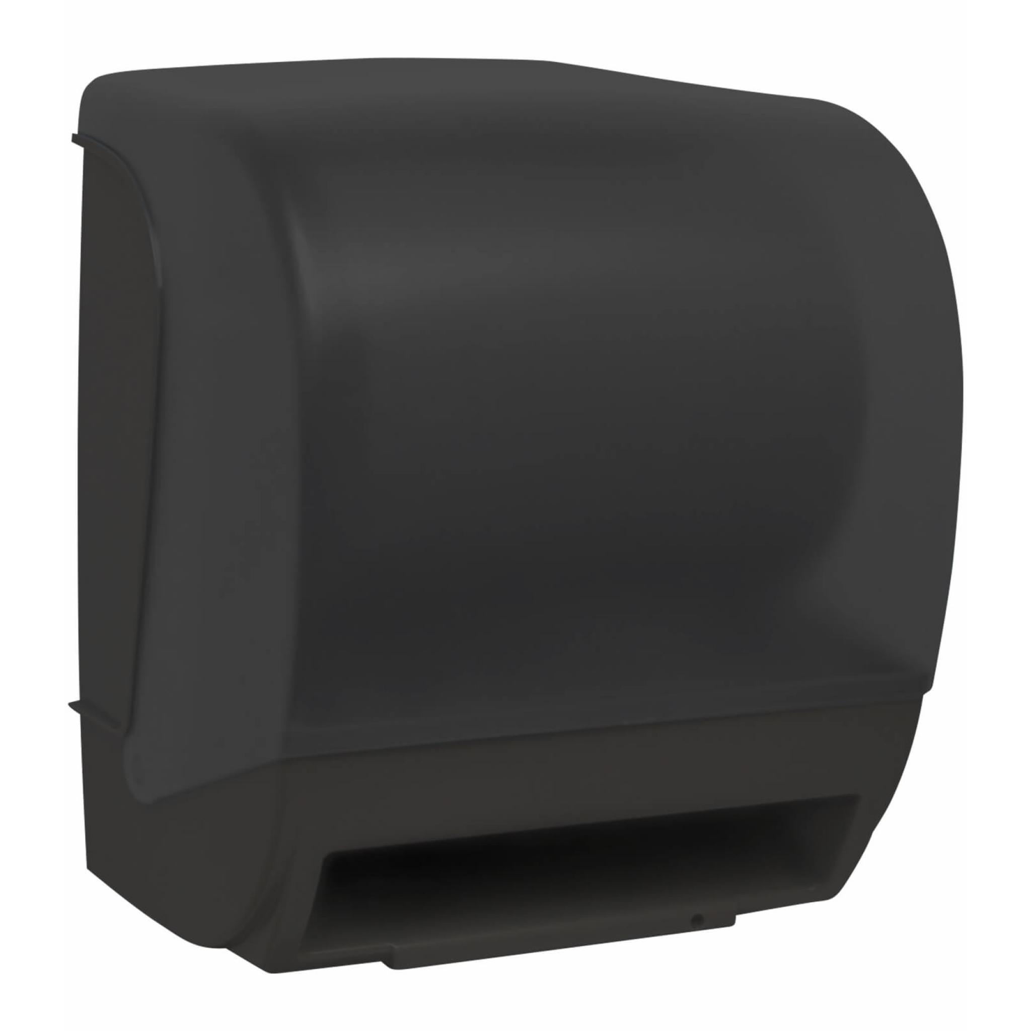 Paper towel dispenser with automatic feed - manual cut